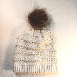 Hot Paws | Accessories | Hot Paws Winter Hat Cap Toque Knit Faux Fur ...